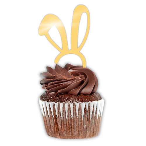 Easter Bunny Ears Cupcake Toppers - Cake Warehouse NZ
