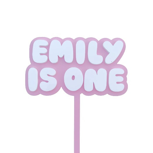 Custom Double Layer Acrylic Cake Topper - Cake Warehouse NZ