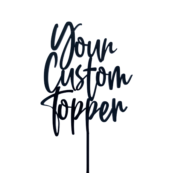 Custom Acrylic Cake Topper - Cake Warehouse NZ