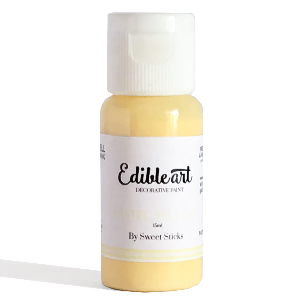 Edible Art Paint - Pastel Yellow – Cake Warehouse